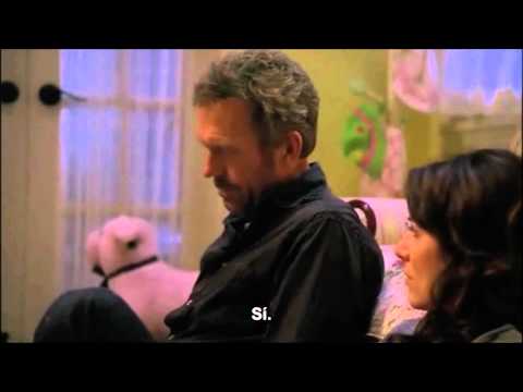 House MD - Rachel crawls into House's lap - YouTube