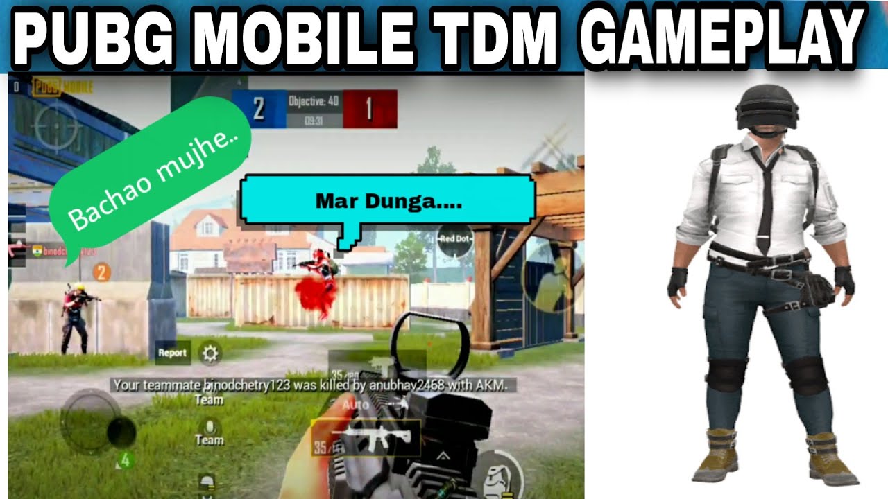 Pubg mobile tdm gameplay | how to play like pro in tdm | tdm tips and ...