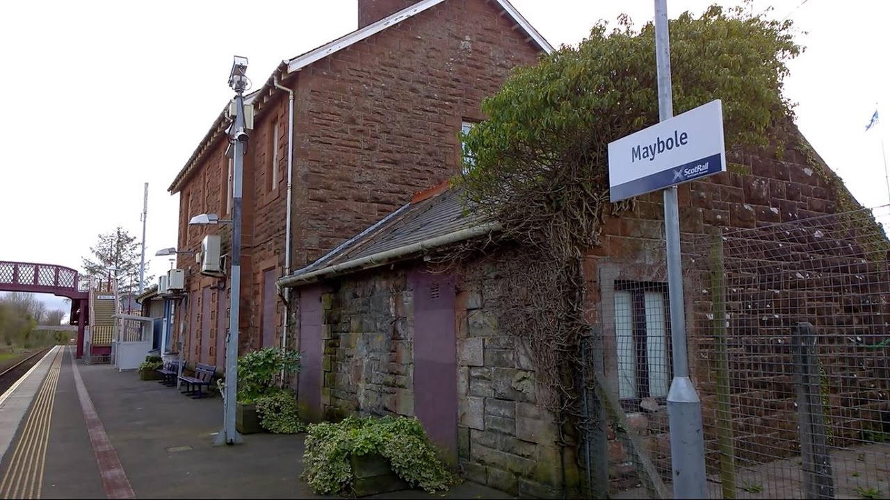 Maybole Train Station - YouTube