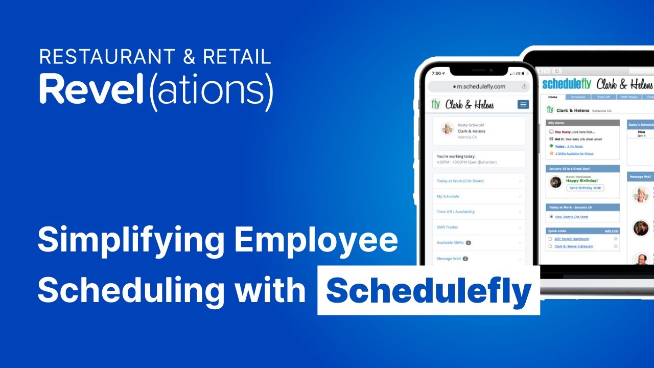 Simplifying Employee Staffing with Schedulefly’s Restaurant Scheduling Software - YouTube
