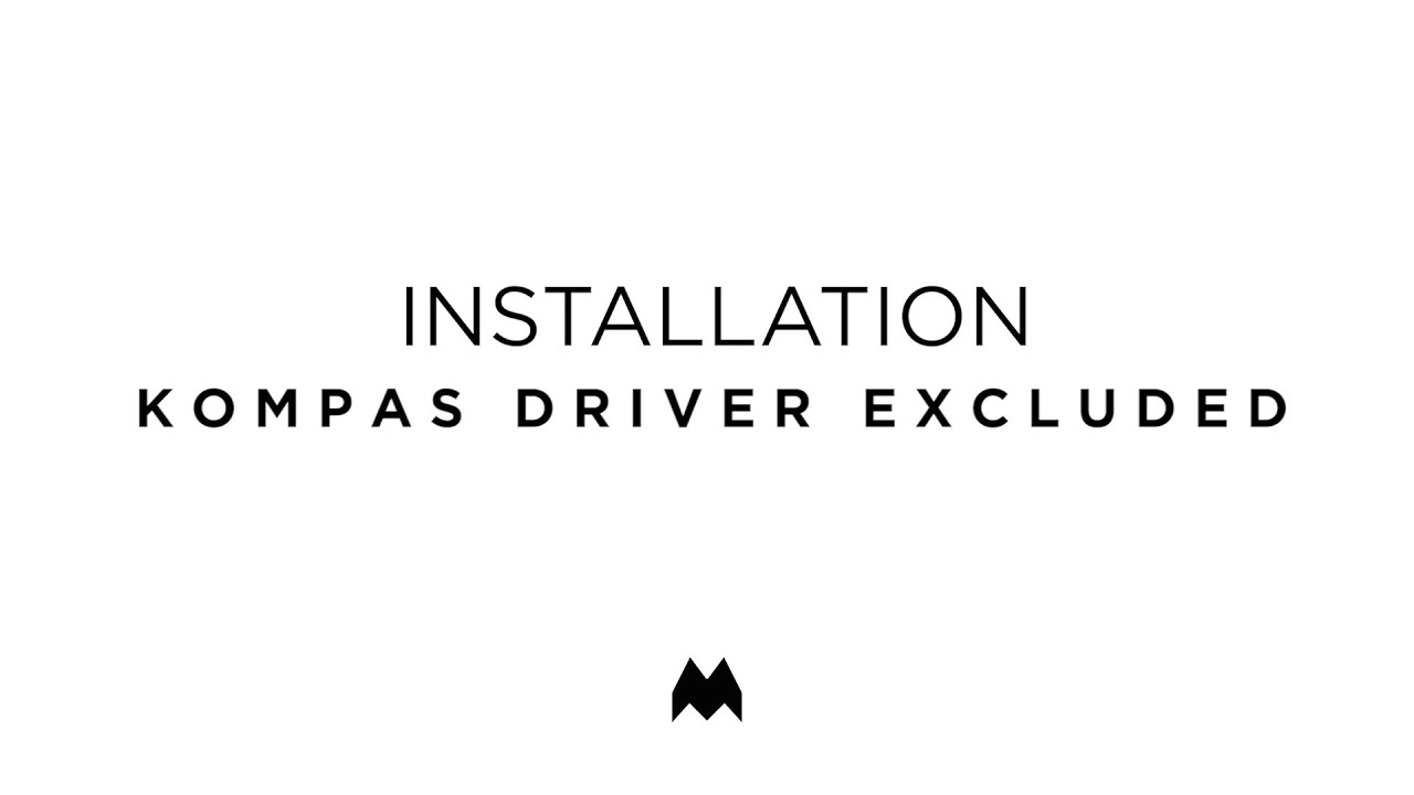 Kompas driver excluded | Installation video | Modular Lighting ...