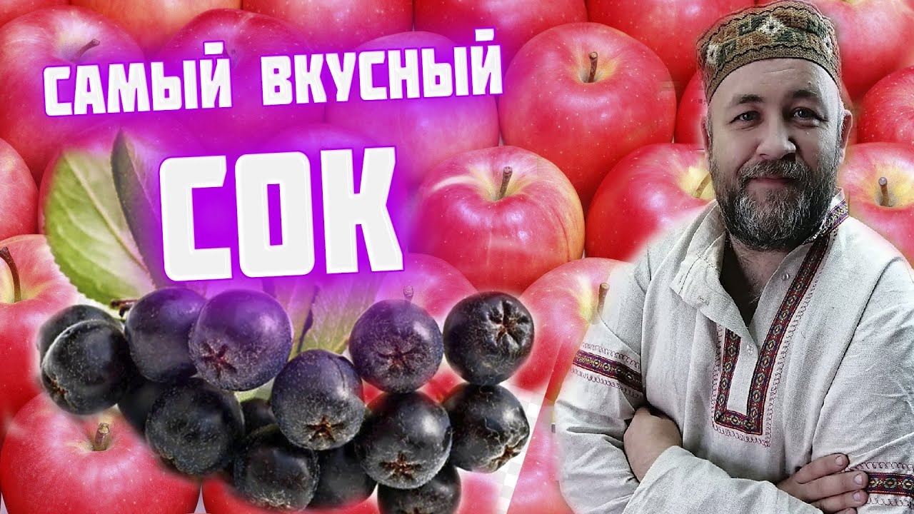 Самый вкусный СОК на зиму Сок из яблок и черноплодной рябины в зиму