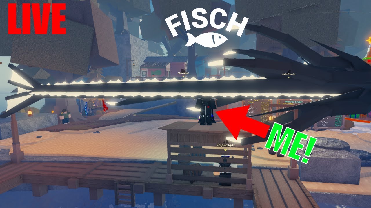 HOSTING AURORA 8X FOR VIEWERS + MEG HUNTS | FISCH ROBLOX - YouTube