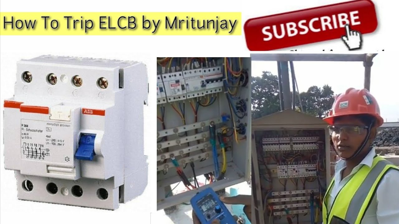 How to check ELCB Trip Test /Mritunjay kumar - YouTube