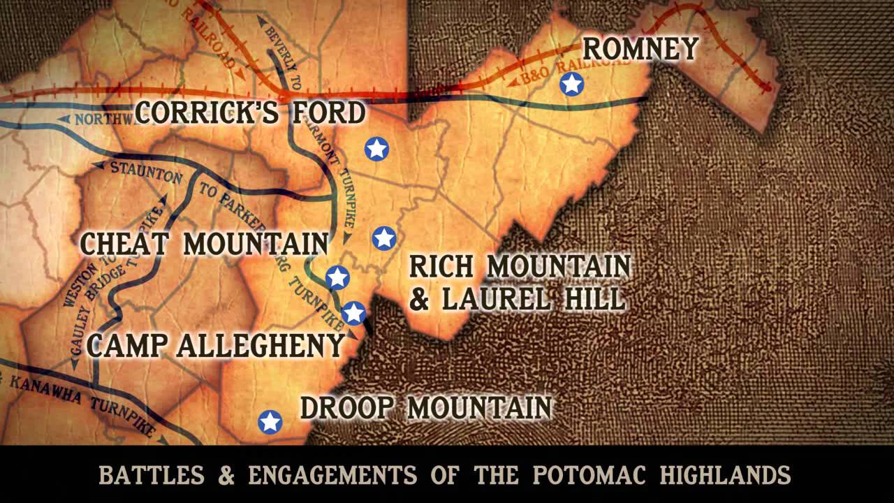 Potomac Highlands Battle Map - YouTube