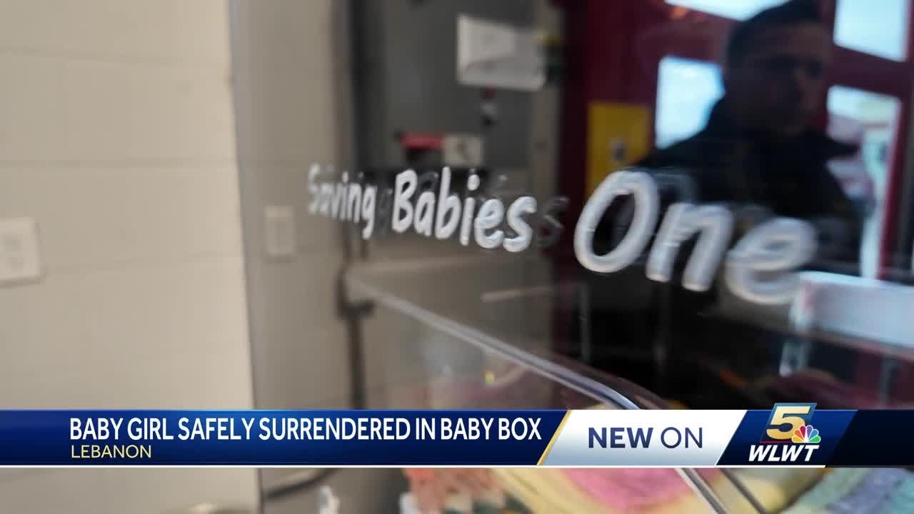 Baby girl safely surrendered in Safe Haven Baby Box at Lebanon fire ...