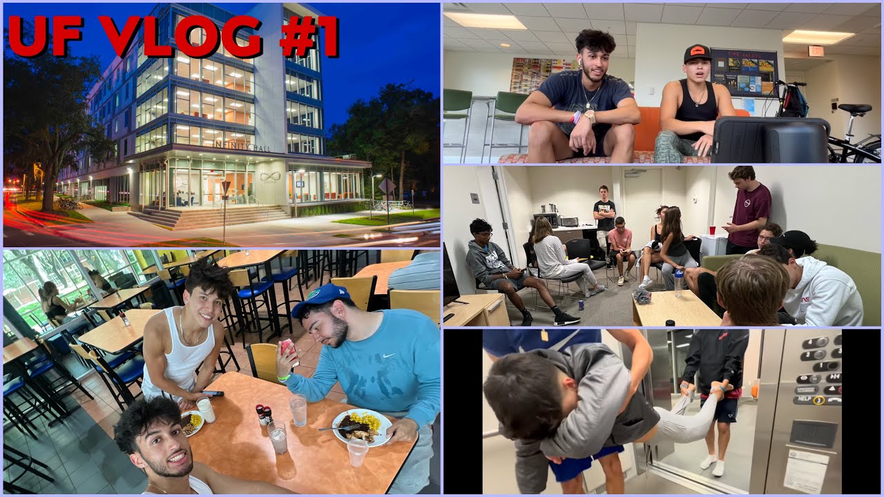 Moving into Infinity Hall | Dorm Shenanigans 😜- UF VLOG #1 - YouTube