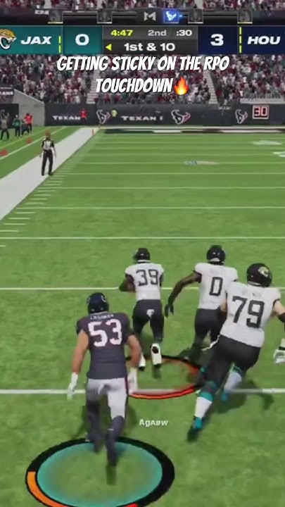 Getting Sticky On The Rpo Touchdown🔥 Madden24 Touchdown Jaguars Rpo