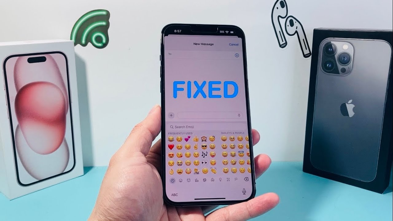 How to Fix Emoji Not Showing on iPhone Keyboard - YouTube