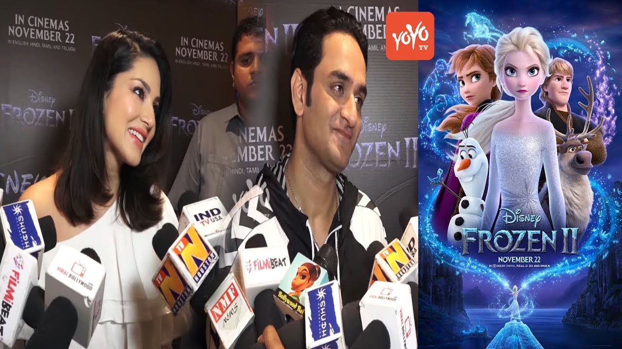 Sunny Leone | Vikas Gupta | Frozen 2 | Red Carpet Of Screening Of The ...