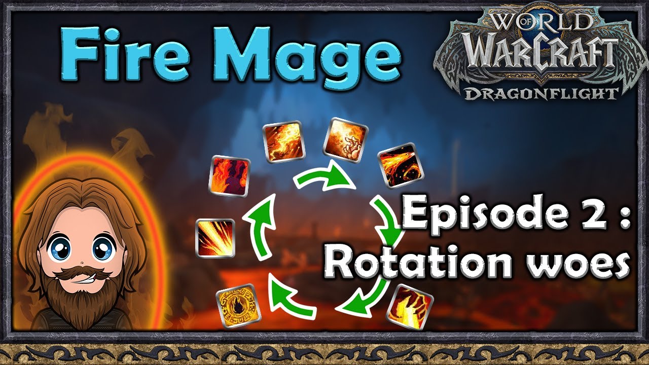 Fire Mage: A Beginner's Journey Ep. 2 Rotation Woes - YouTube