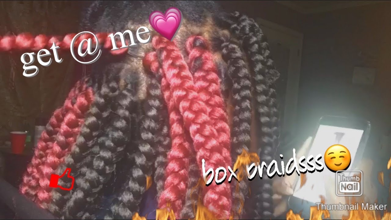 putting box braids over my bestfriend dreads☺️🤟🏽. - YouTube