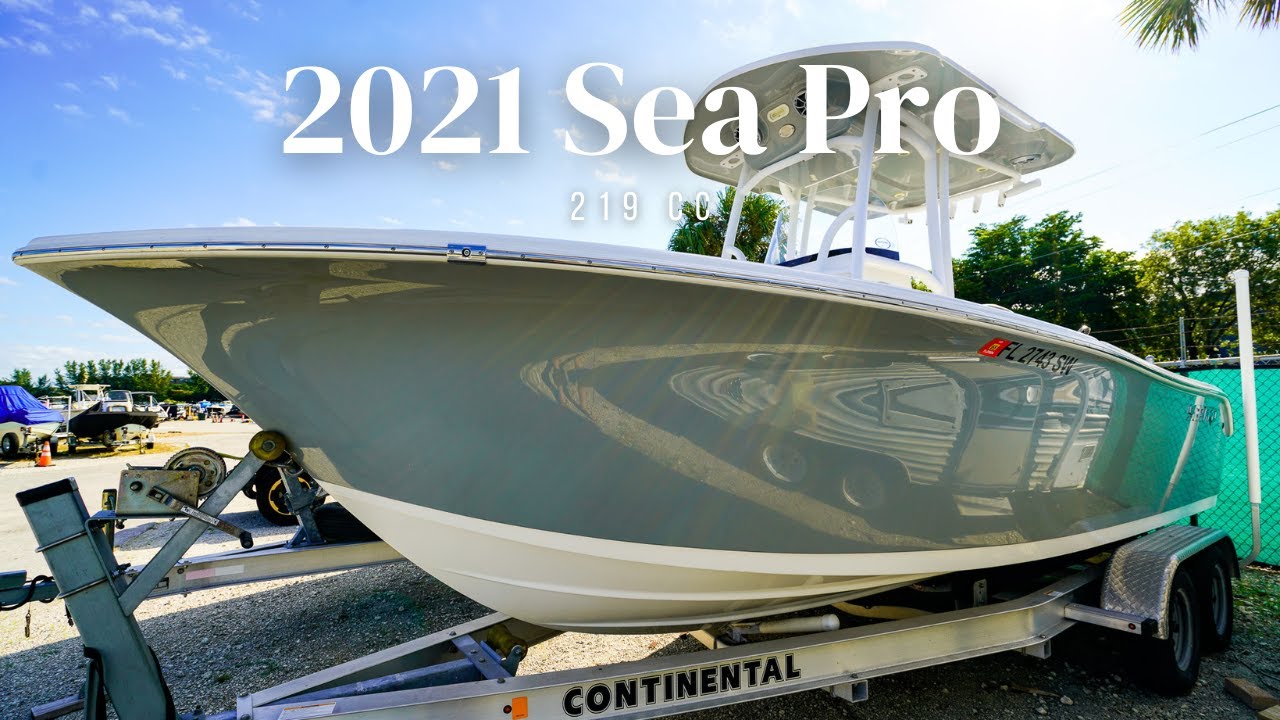 2021 Sea Pro 219 CC | Blue Top Yachting - YouTube