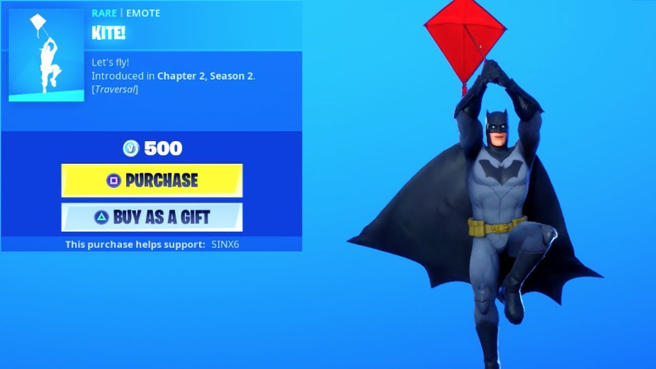 *NEW* KITE EMOTE..! (Item Shop) Fortnite Battle Royale - YouTube