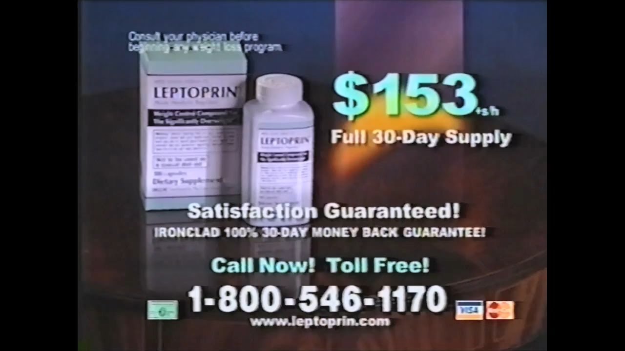 Leptoprin ad from 2003 - YouTube