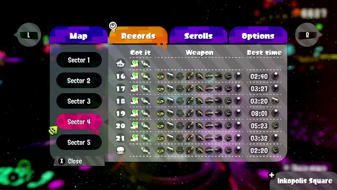 My old 100% Splatoon 2 save - YouTube