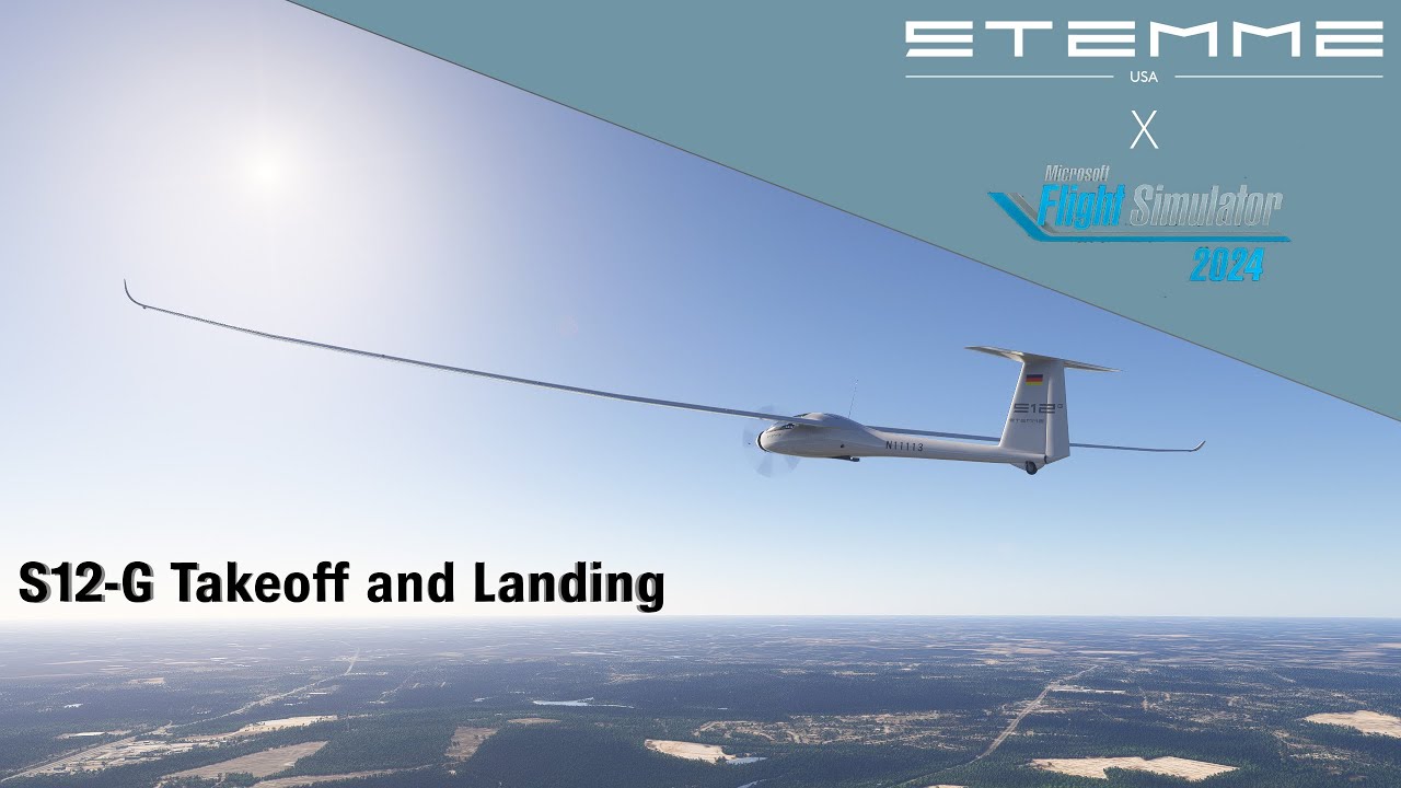 Stemme S12-G Takeoff and Landing | MSFS 2024 - YouTube