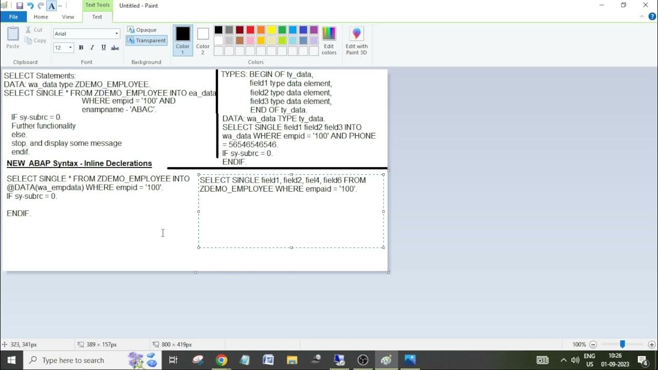 C15. New ABAP Syntax - SELECT Statements using New ABAP Syntax - YouTube