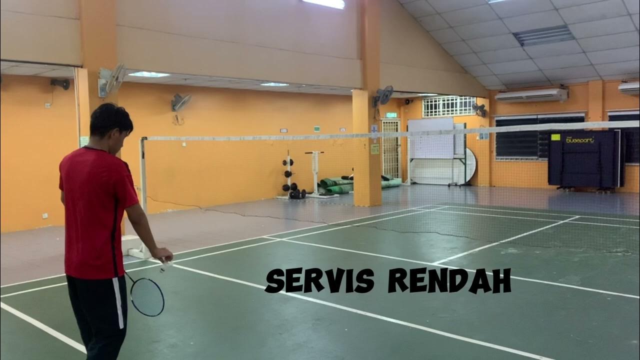 DUA JENIS SERVIS DI DALAM BADMINTON - YouTube