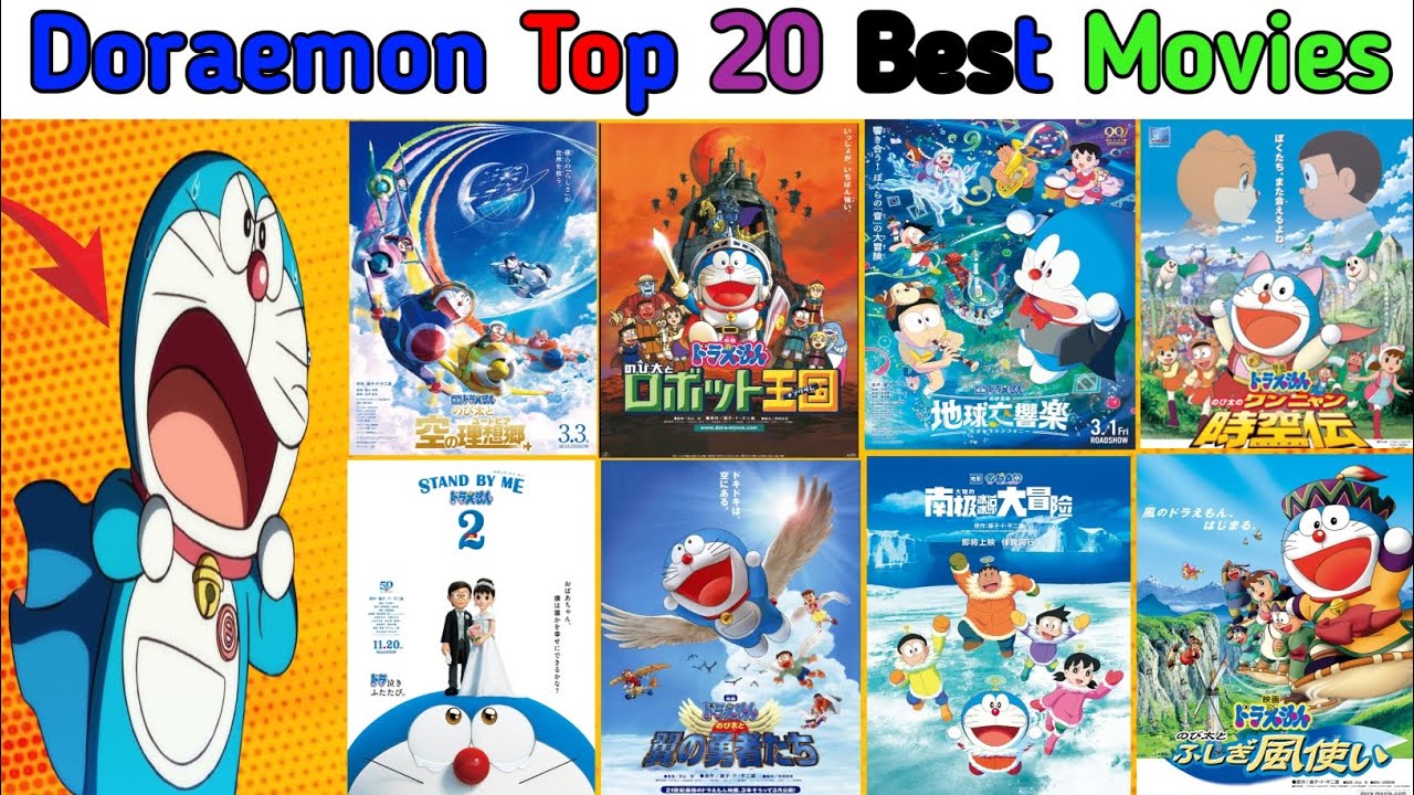 DORAEMON TOP 20 BEST MOVIES - DORAEMON All MOVIES IN HINDI DUBBED ...