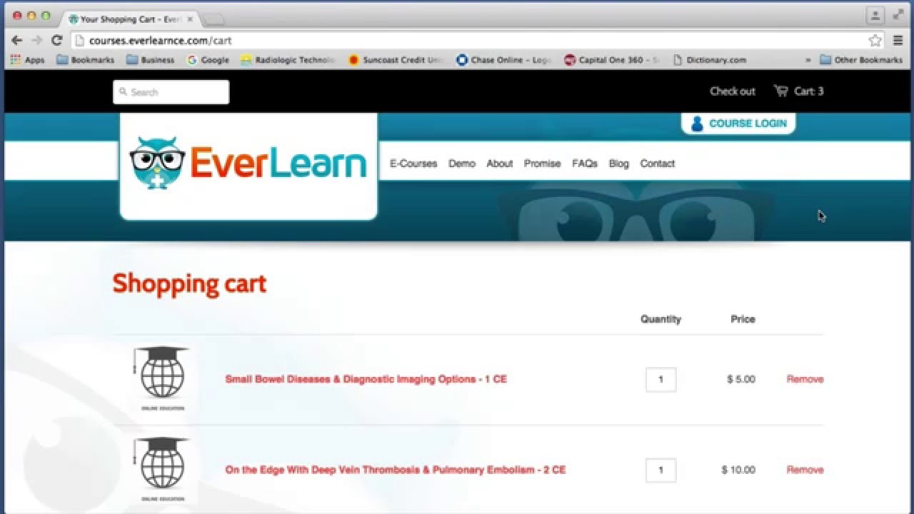 Demo 1: How to Purchase an EverLearn X-Ray and Radiology CE Course - YouTube