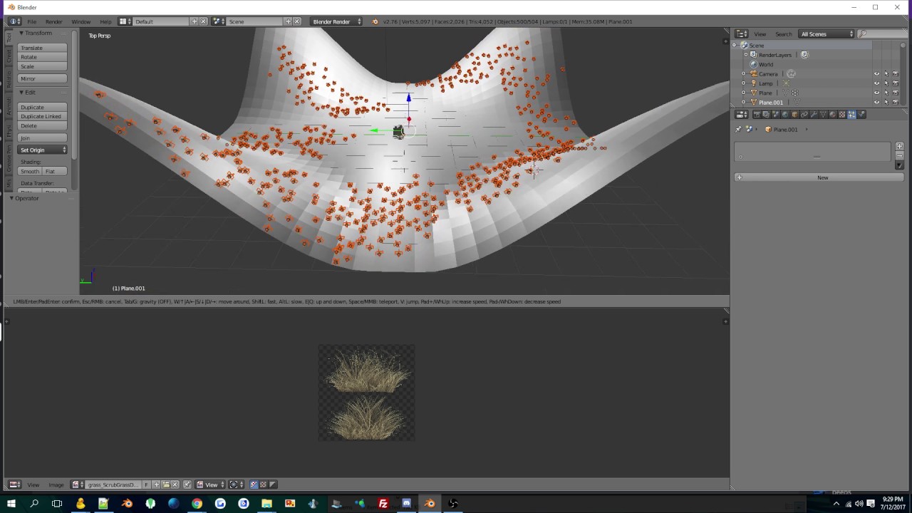 Using Blender's particles system for plants - YouTube