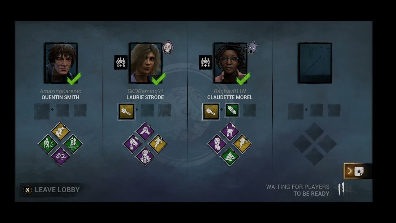 How DBD MOBILE survivors communicate in the lobby. - YouTube