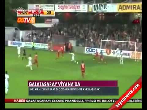 Galatasaray  Rapid Wien Maçı Özeti