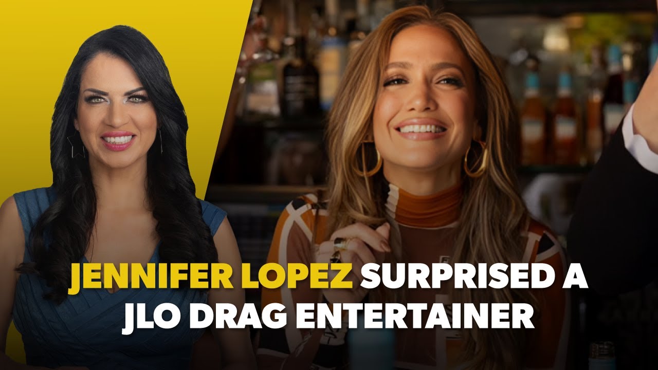 Jennifer Lopez Surprised a JLO Drag Entertainer - YouTube