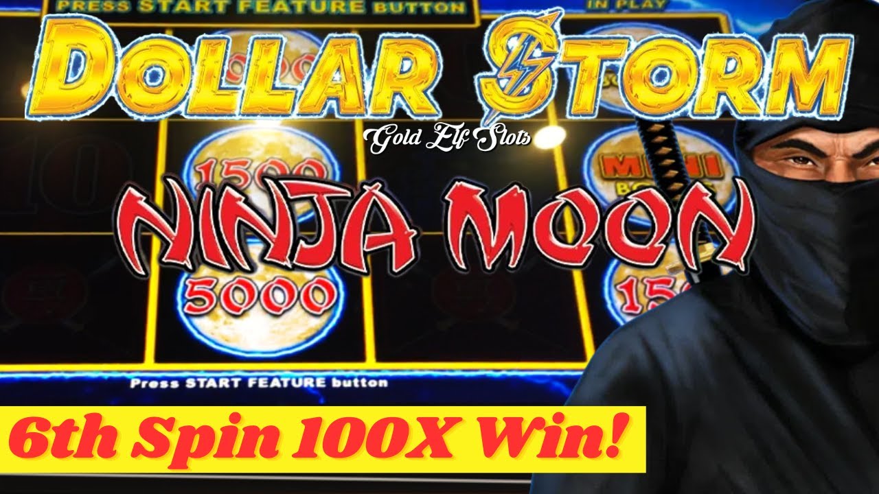 😍 Look at those orbs! - Dollar Storm - Ninja Moon - Slot Machine 6th ...