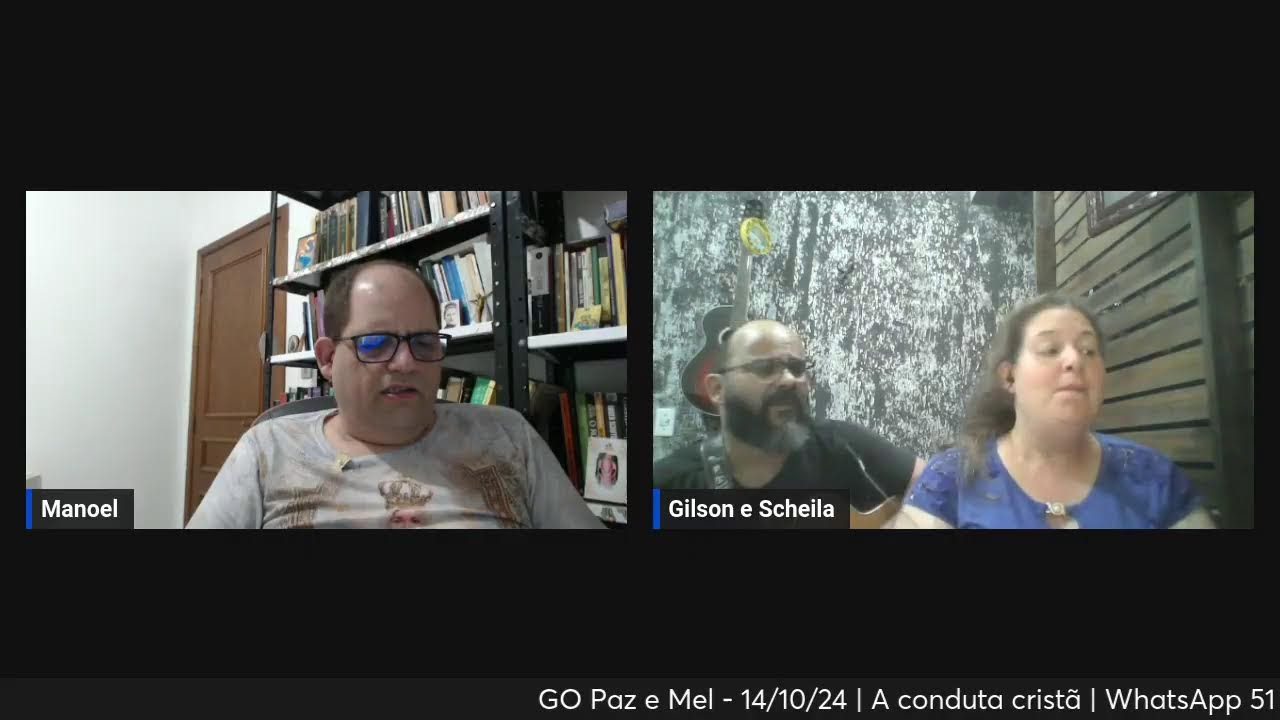 A conduta cristã | G.O. Paz e Mel 14.10.24 - YouTube