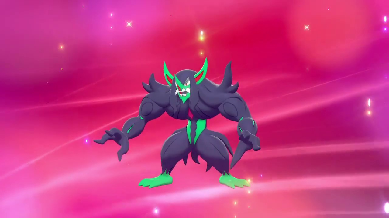 Pokemon Sword | Morgrem evolves into Grimmsnarl - YouTube