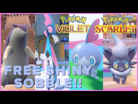 SHINY SOBBLE, GET EM HERE!! - Pokemon Scarlet & Violet Shiny Giveaway ...