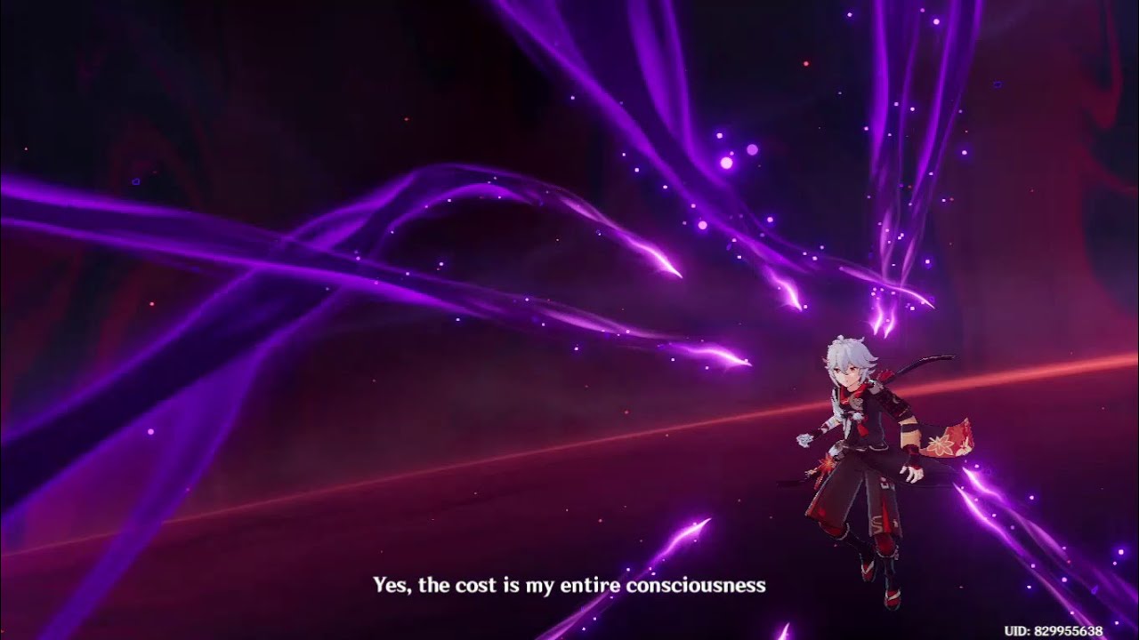 Kazuha Gets Possessed by The Cursed Sword - YouTube