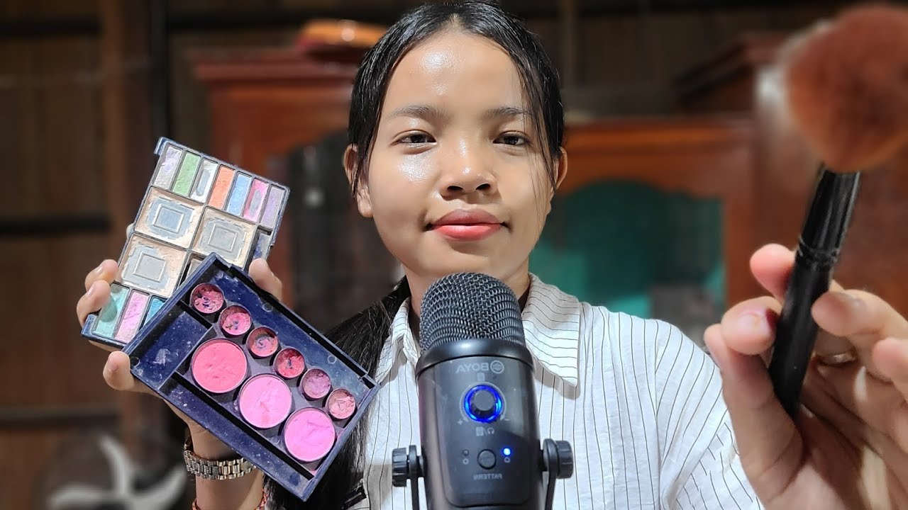 ASMR DOING YOUR MAKEUP ROLEPLAY ON CAMERA 📷 ️ - YouTube