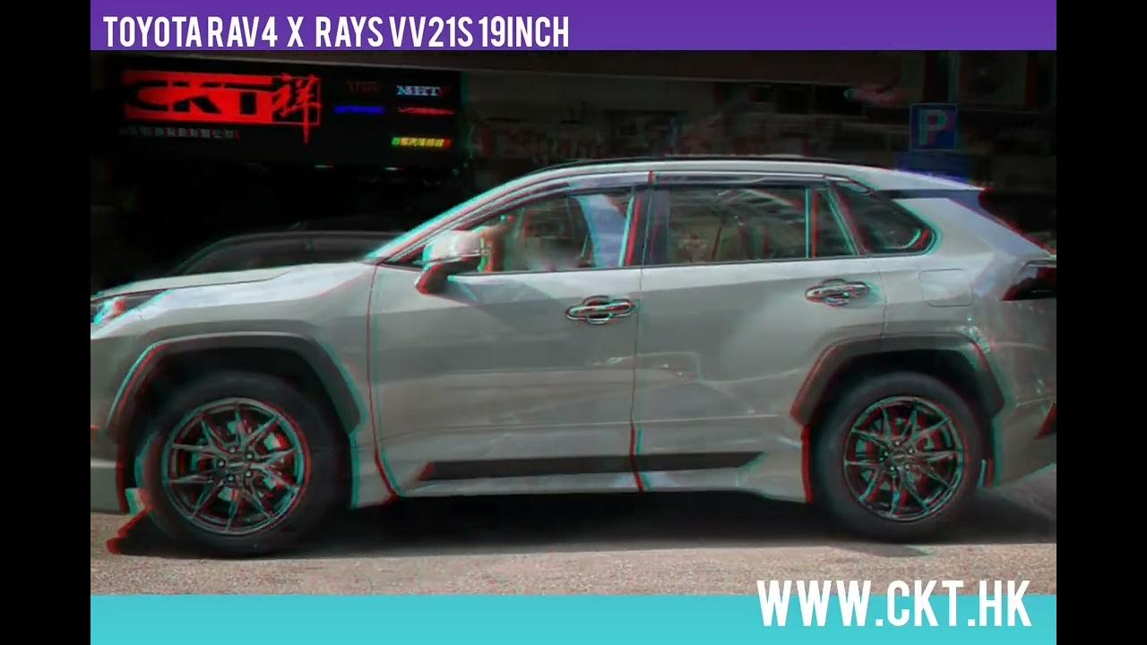 TOYOTA RAV4 * Wheels:RAYS VV21S 19inch YNJ - YouTube