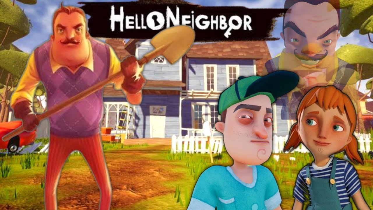 Angry Neighbors Kidnapped me!! | Hello Neighbor gamesplay | Escape game ...