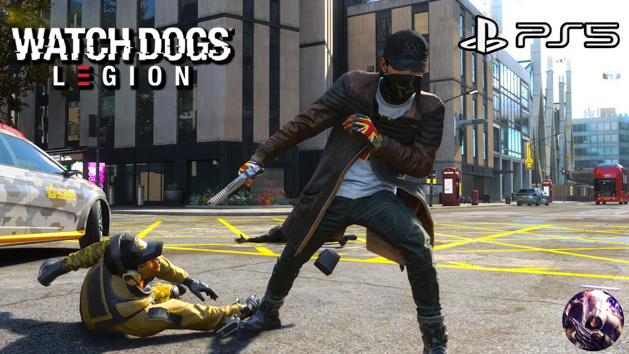 Watch Dogs Legion -Aiden Pearce Fighting Takedowns & Gunkata Gameplay ...