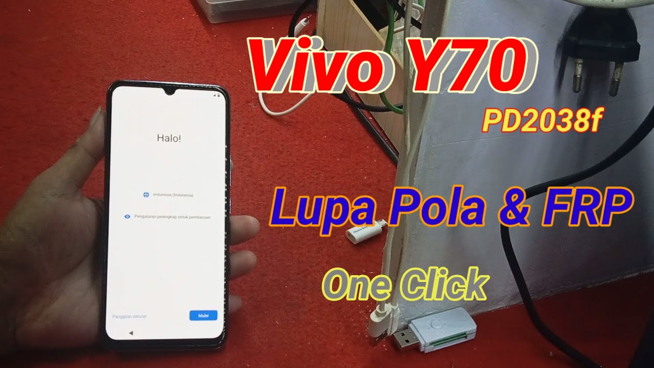 🟢 Unlock Pattern And FRP Vivo Y70 PD2038F | Lupa Pola And FRP | One ...