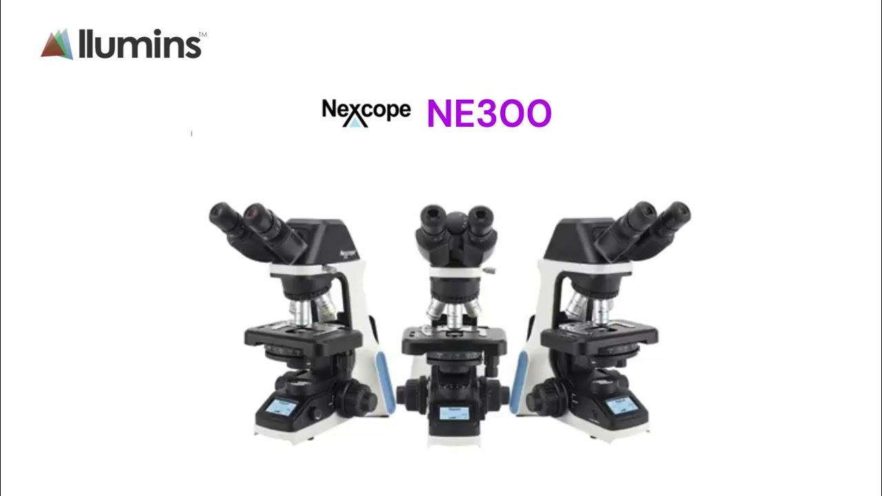 LLumins Nexcope NE300 pathology lab microscope - YouTube
