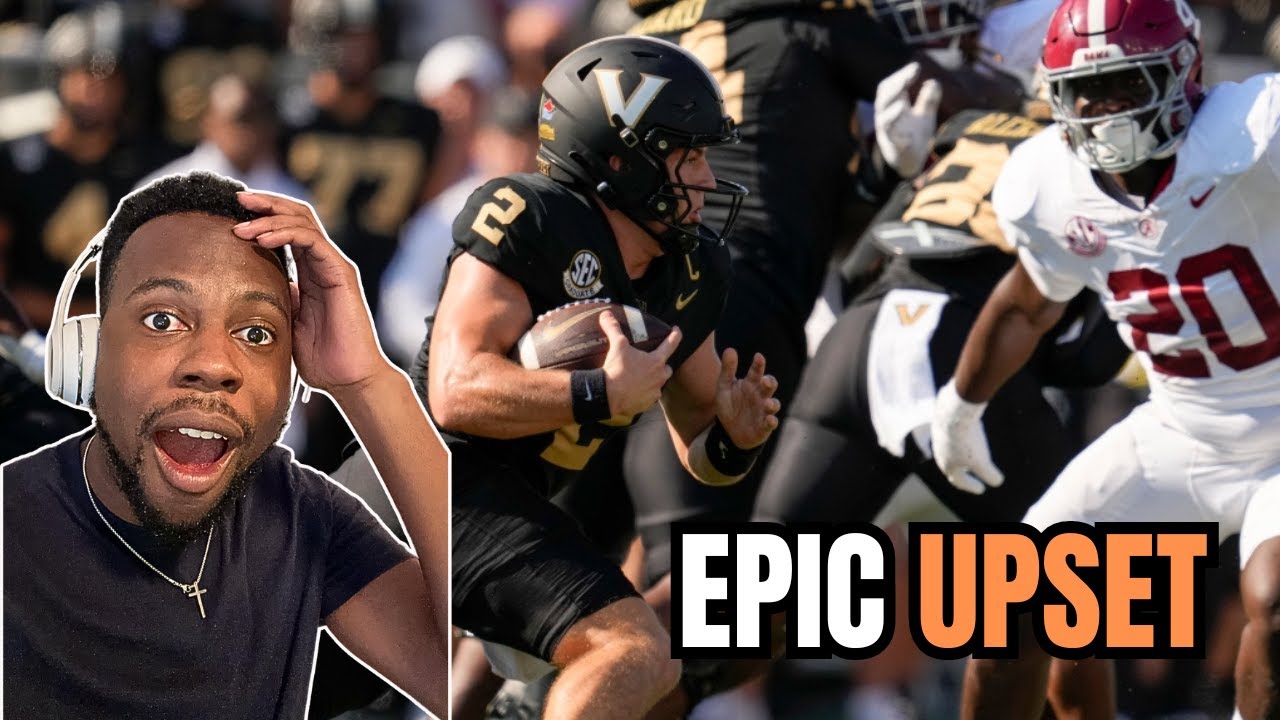 Vanderbilt SHOCKS #1 Alabama in EPIC Upset Reaction - YouTube