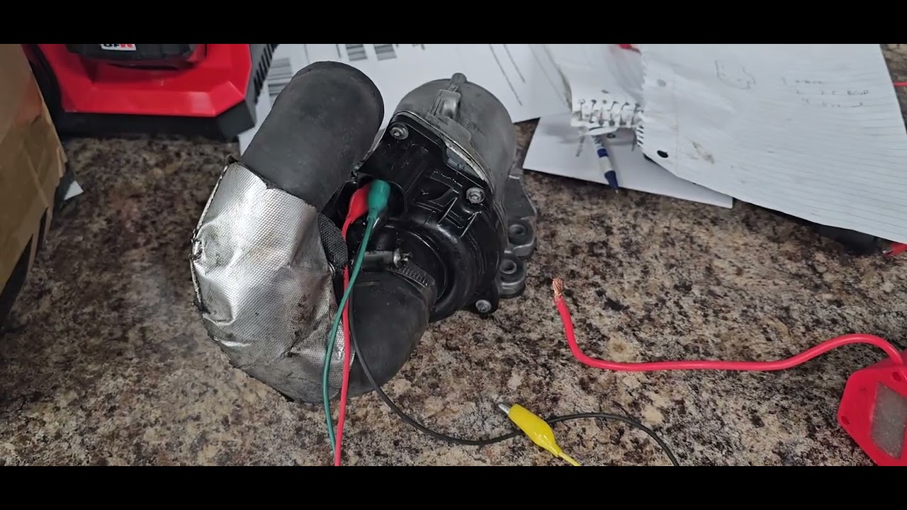 BMW water pump bench test. E60 - YouTube