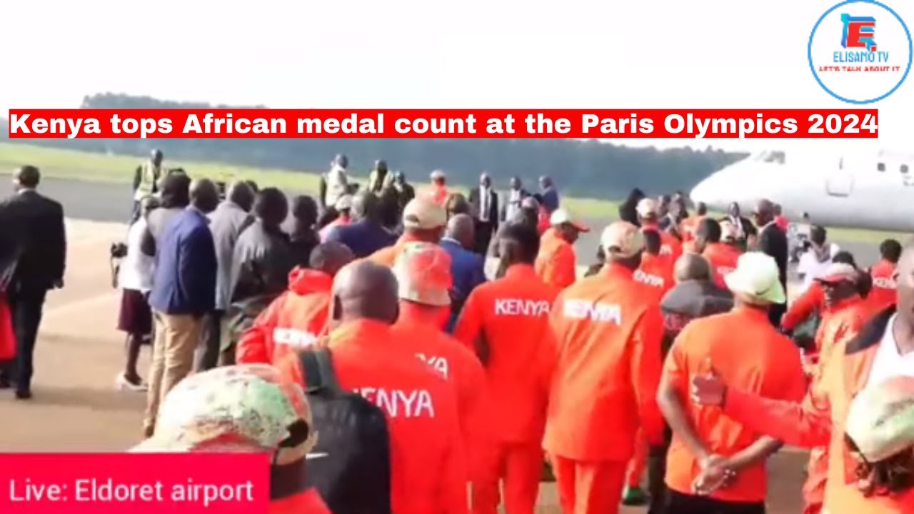 LIVE!! Kenyan athletes arrive at ELD to State House NRB. Kenya leads ...