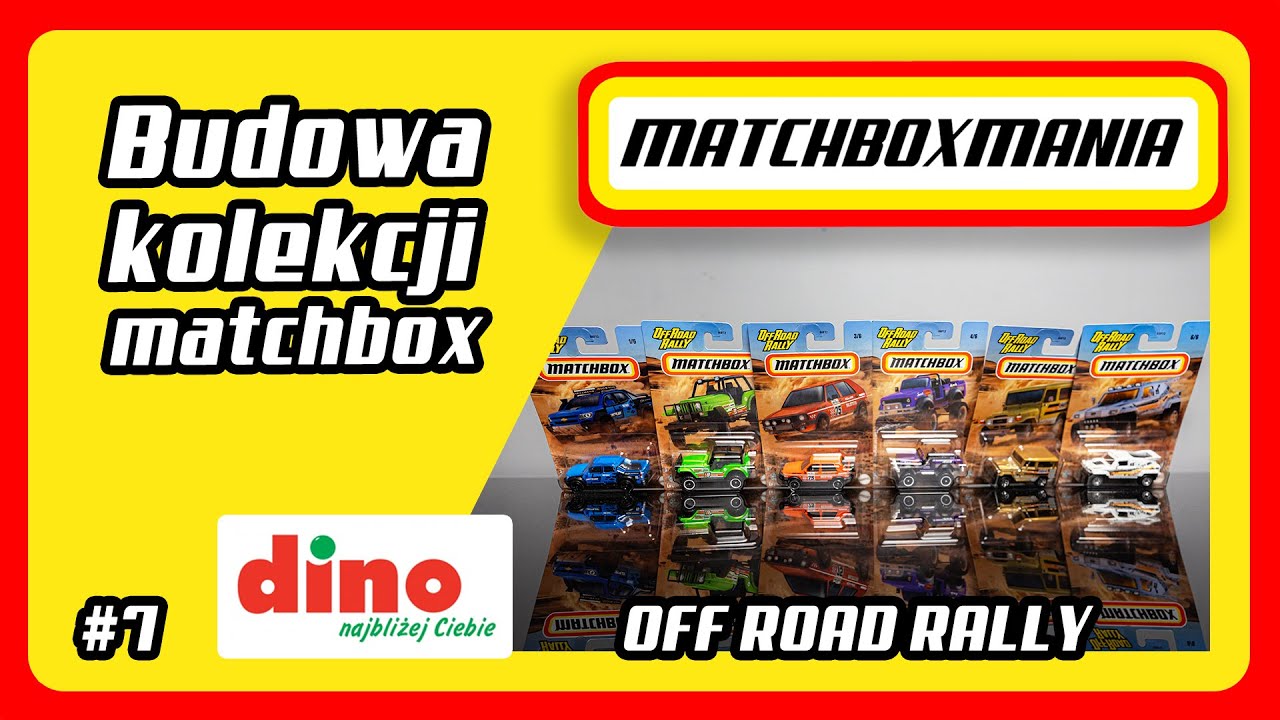 Matchbox Unboxing #7 - Cały set z Dino Off Road Rally #matchbox - YouTube