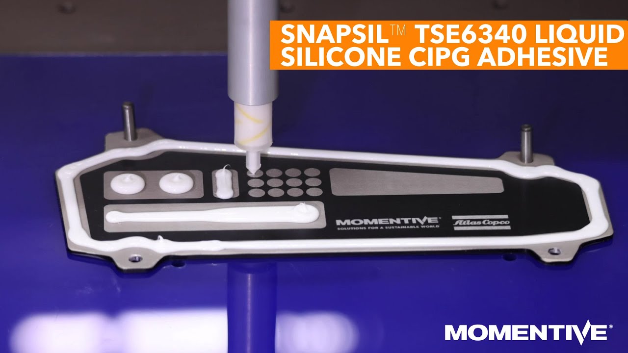 SNAPSIL™ TSE6340 CIPG Liquid Silicone Adhesive - YouTube