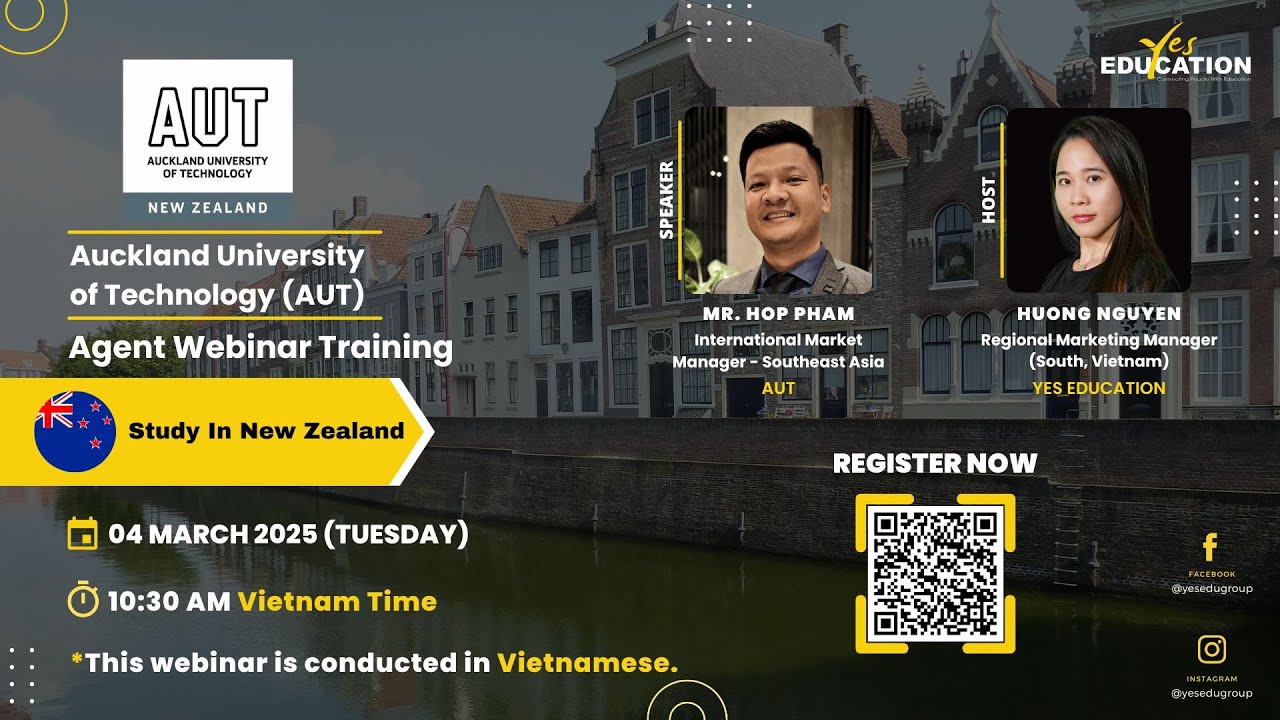 Auckland University of Technology (AUT) - Yes Education Agent Webinar ...
