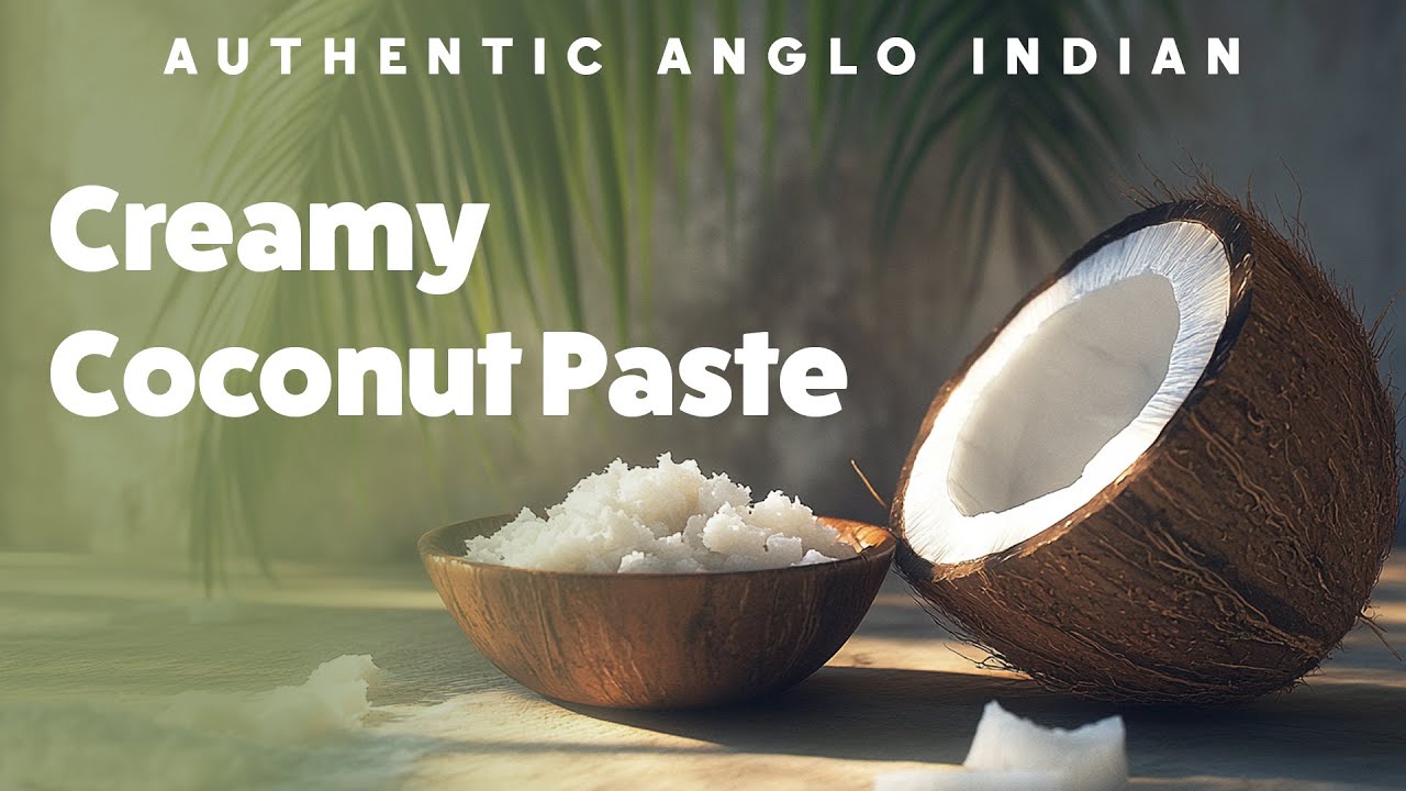 Rich, Thick, & Creamy, Homemade Fresh Coconut Paste - YouTube
