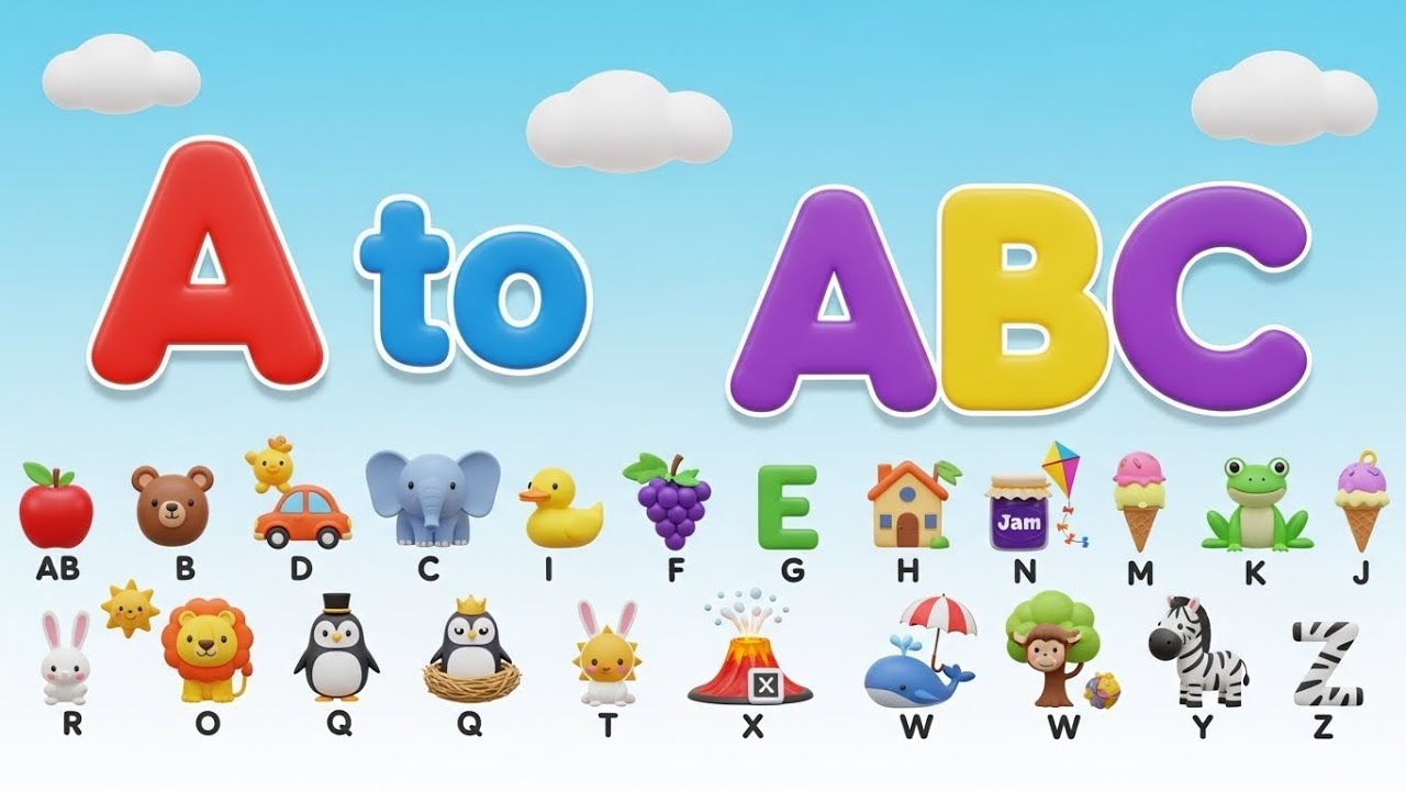A to Z Learning ABC for Kids 🔤👶 Fun Alphabet Learning and ABC Song ...