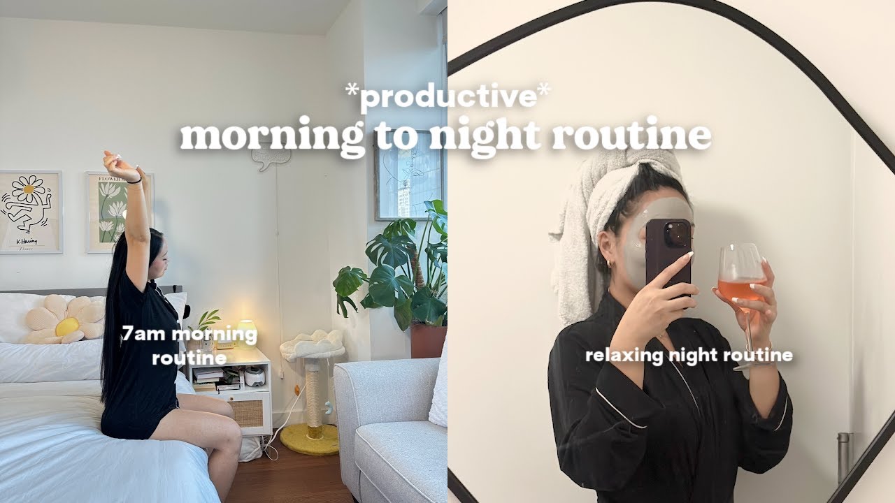 7am productive morning to night routine🌥: how to have a routine, be ...