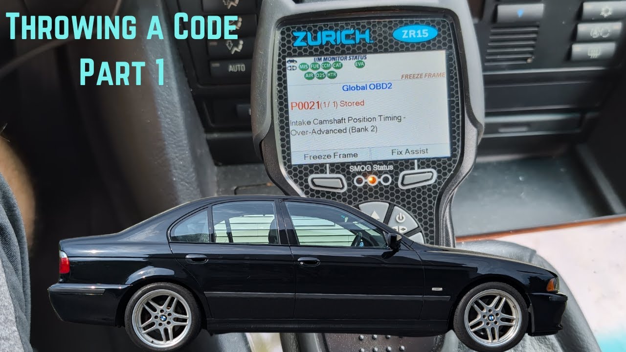 e39 BMW Check Engine Code P0021 - YouTube